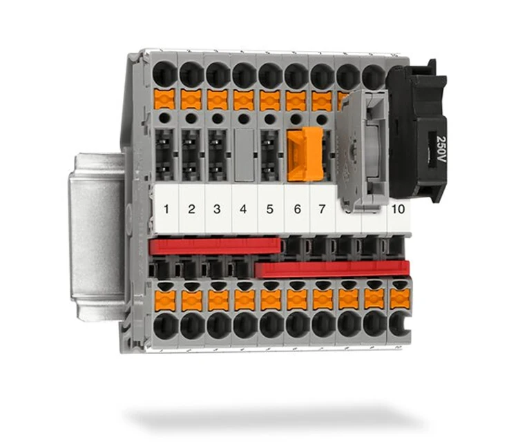 Phoenix 3057254 UT 4-MT-P/P RD - Knife Test Disconnect Terminal Block ...