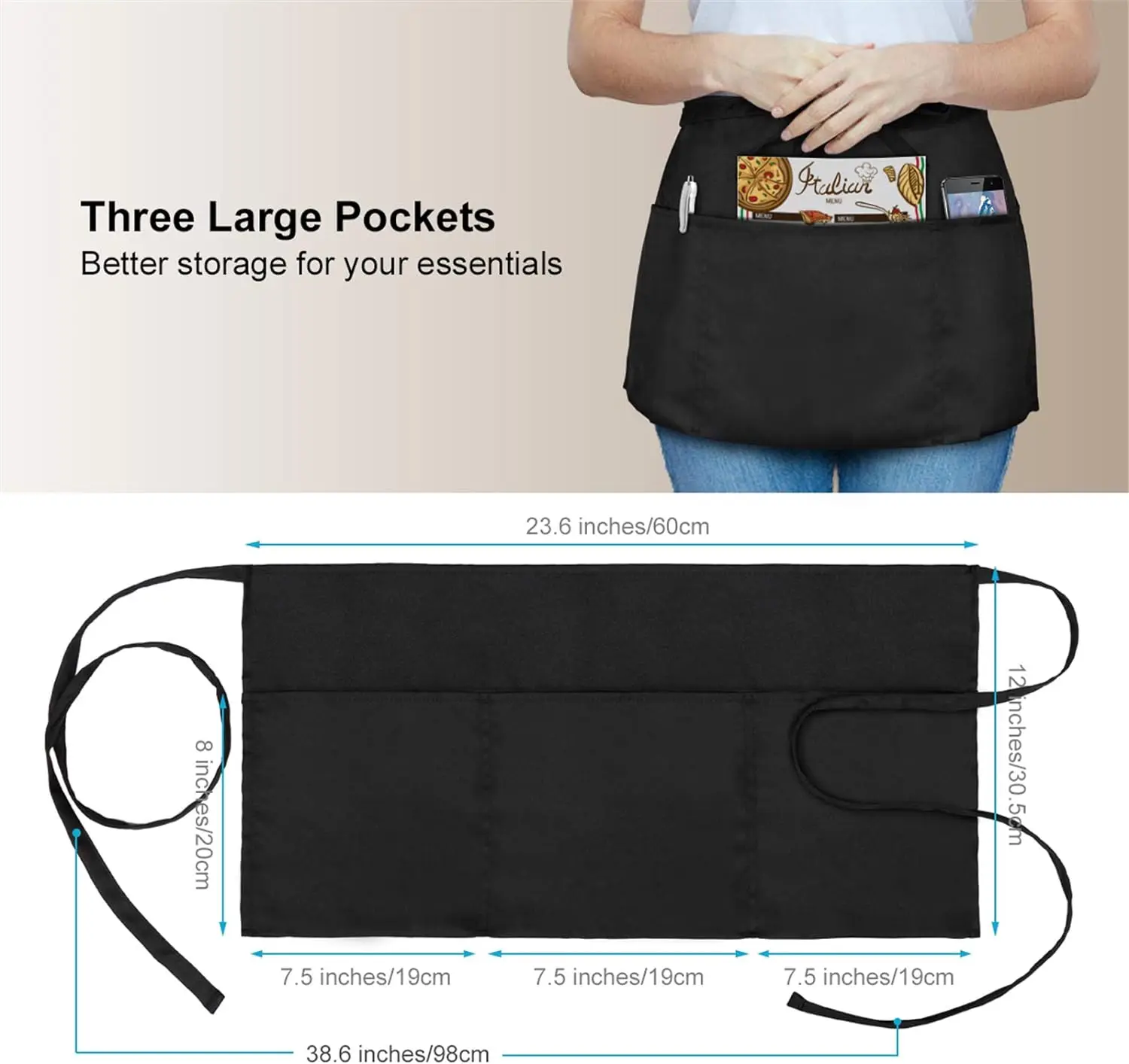 High Qatlty Barbecue Kitchen Coffee Shop Flower Waiter Work Clothes ...