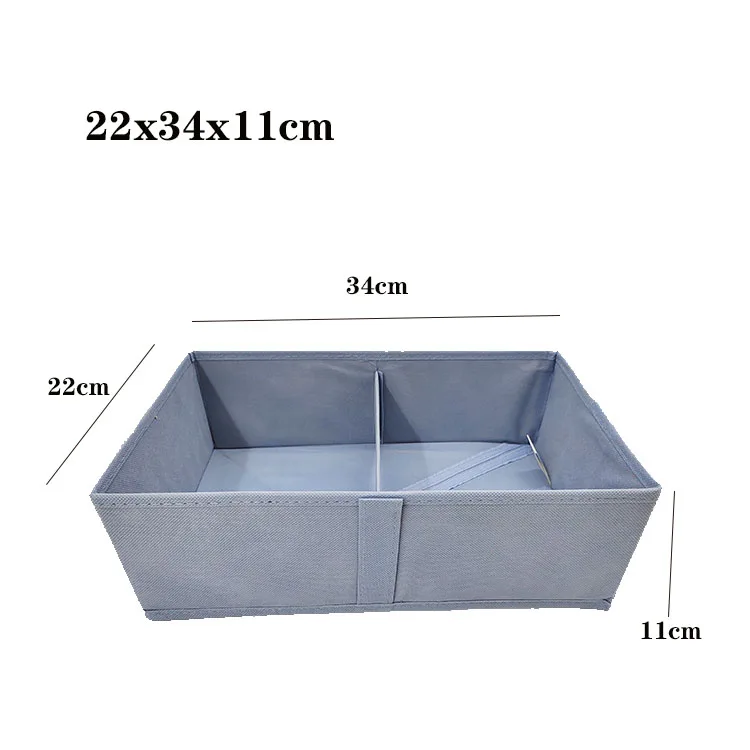 Optional Size Foldable Clothes Storage Box With Handle Pp Board Fabric ...