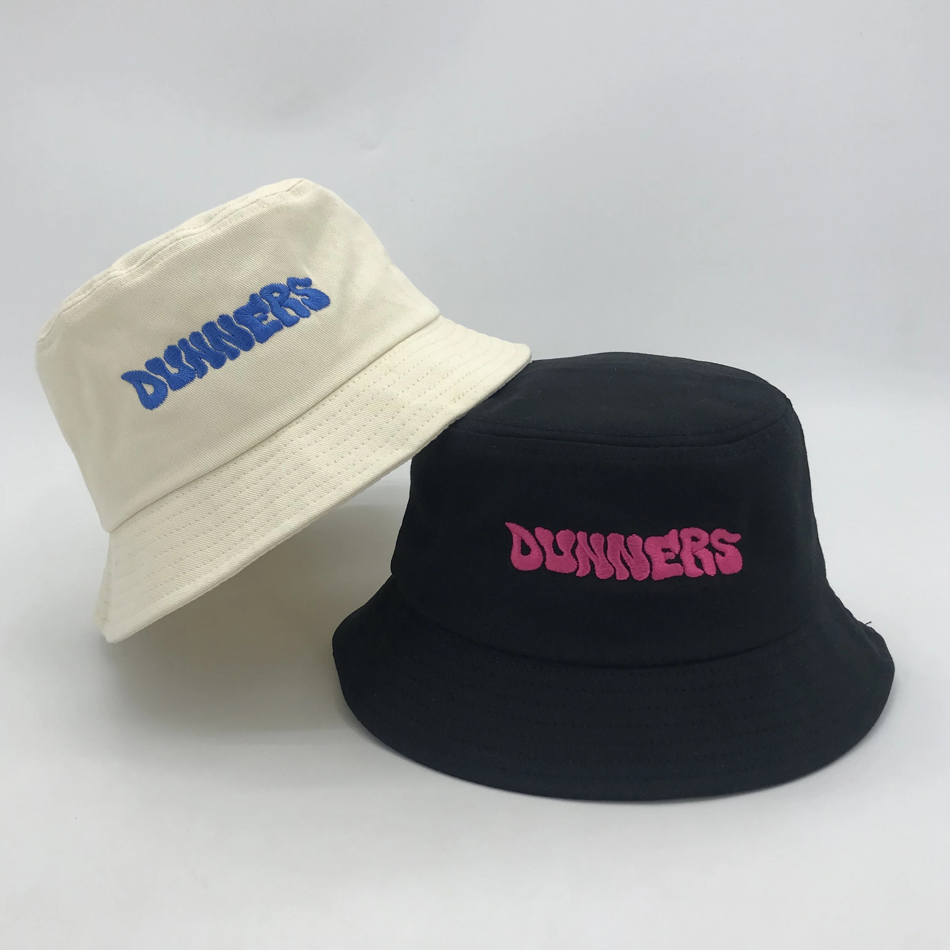 Custom Cotton Material Bucket Hat Add Your Own Embroidery Logo Hat ...