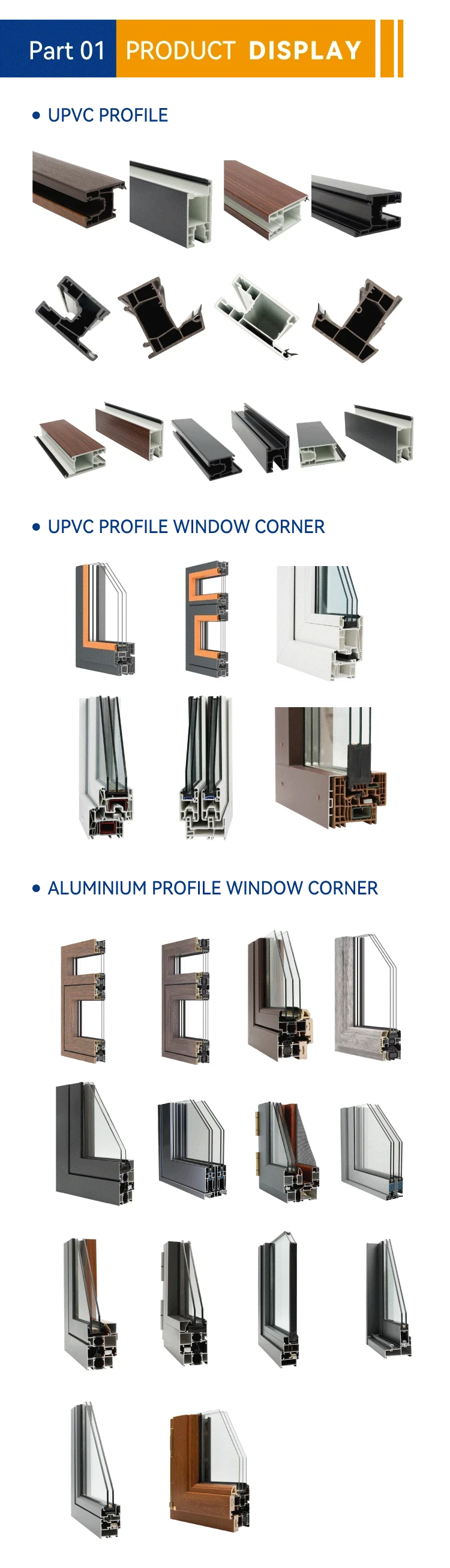 Perfiles De Pvc Para Ventanas Pvc Windows Upvc Profile - Buy Plastic ...
