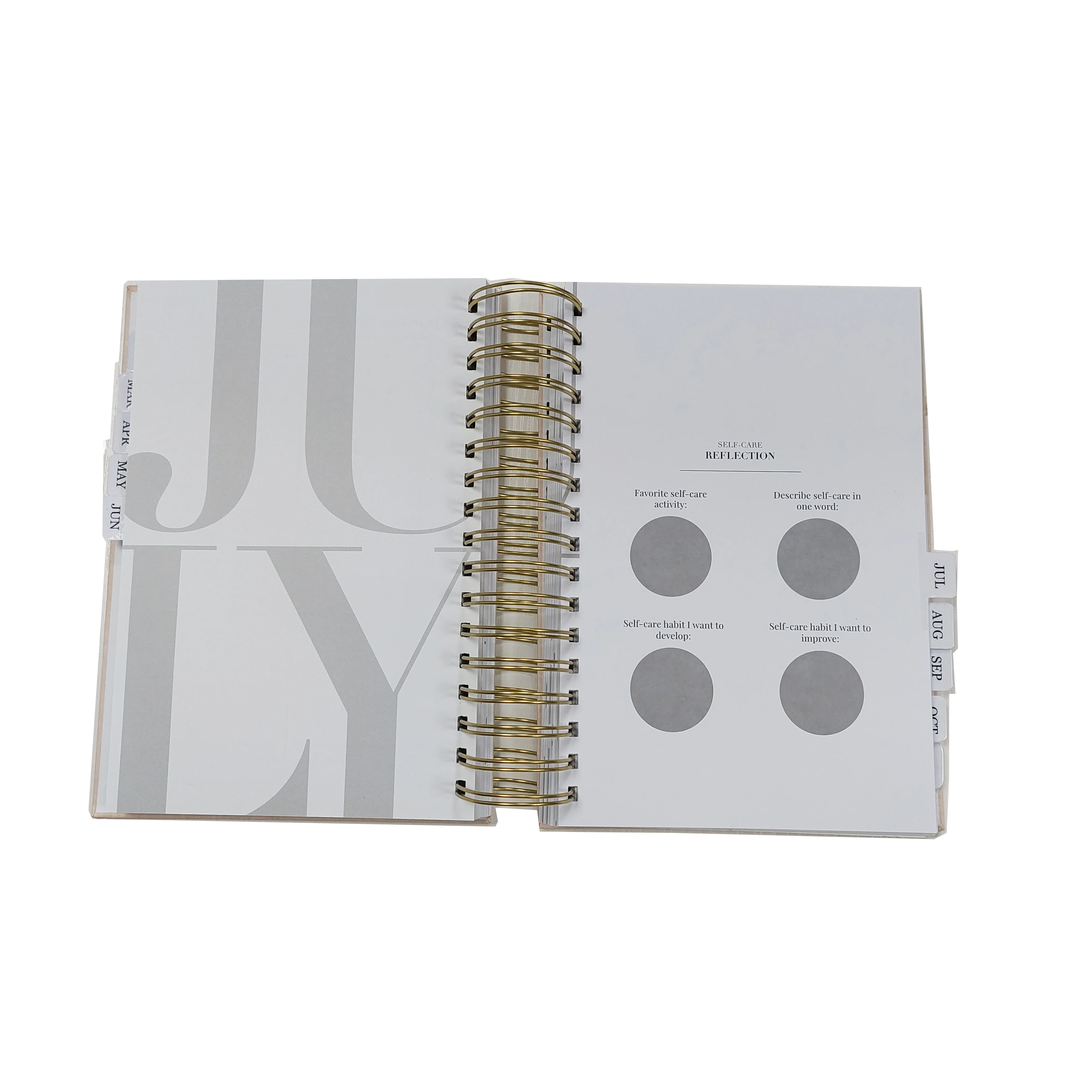 Customized A5 Binder Self Care Mindfulness Motivation Journal Daily ...