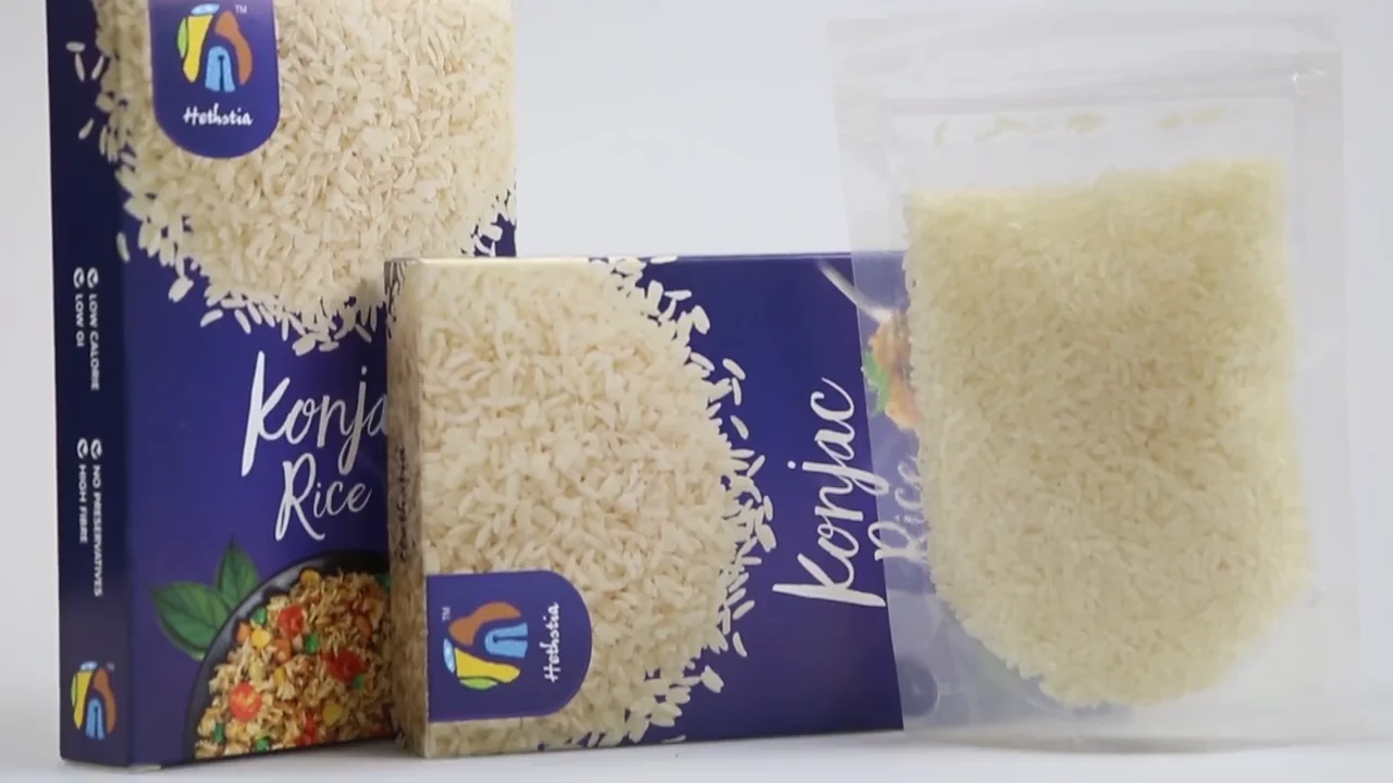 Healthy Food Dry Konjac Shirataki Rice Low Calorie Konjac Rice 1kg ...