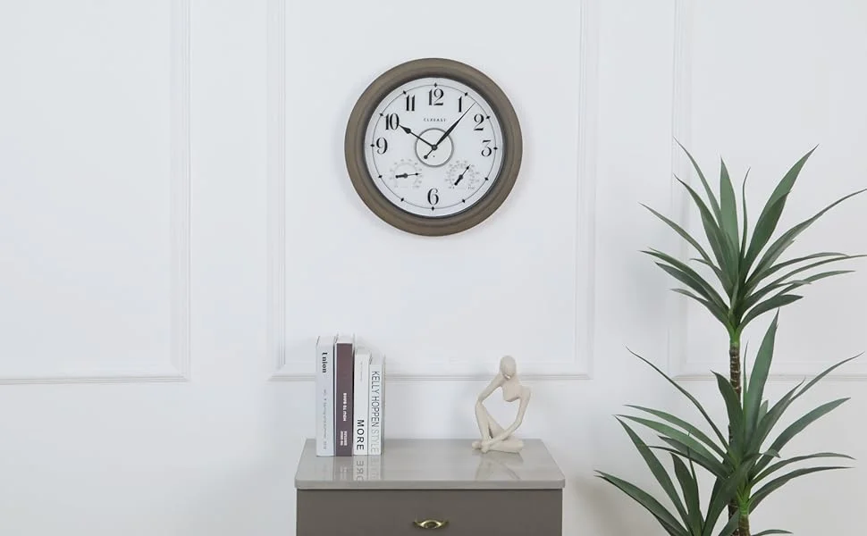 Infinity Time Clock Wall Luxury Indoor Outdoor Weatherproof Wall Clock ...