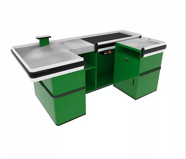 MOFAN Checkout Counter with Conveyor Belt for Supermarkets