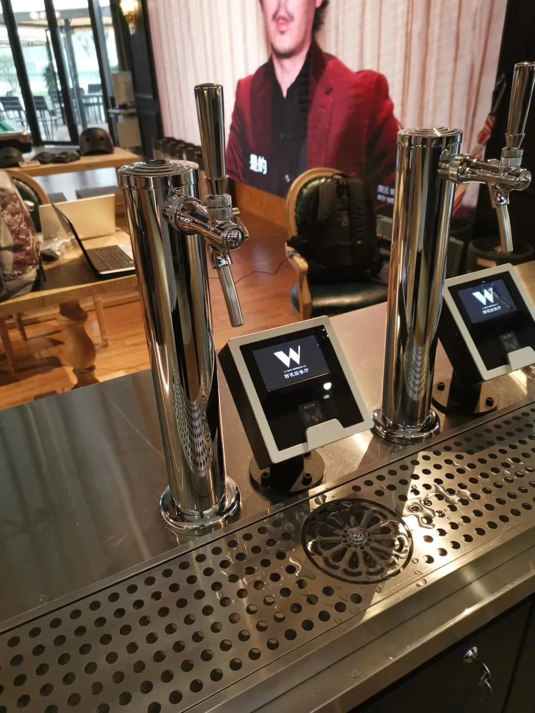Self Serve Beer Tap System - Mobile Kegerator with 4 Taps