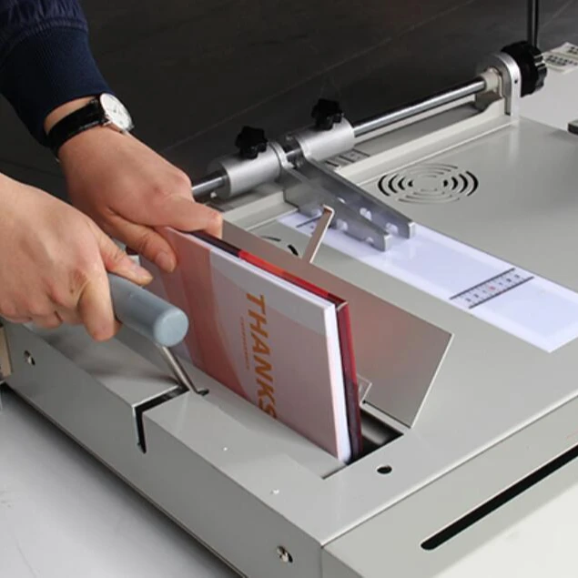 KDC-100P hardcover book cover making machine with groove pressing ...