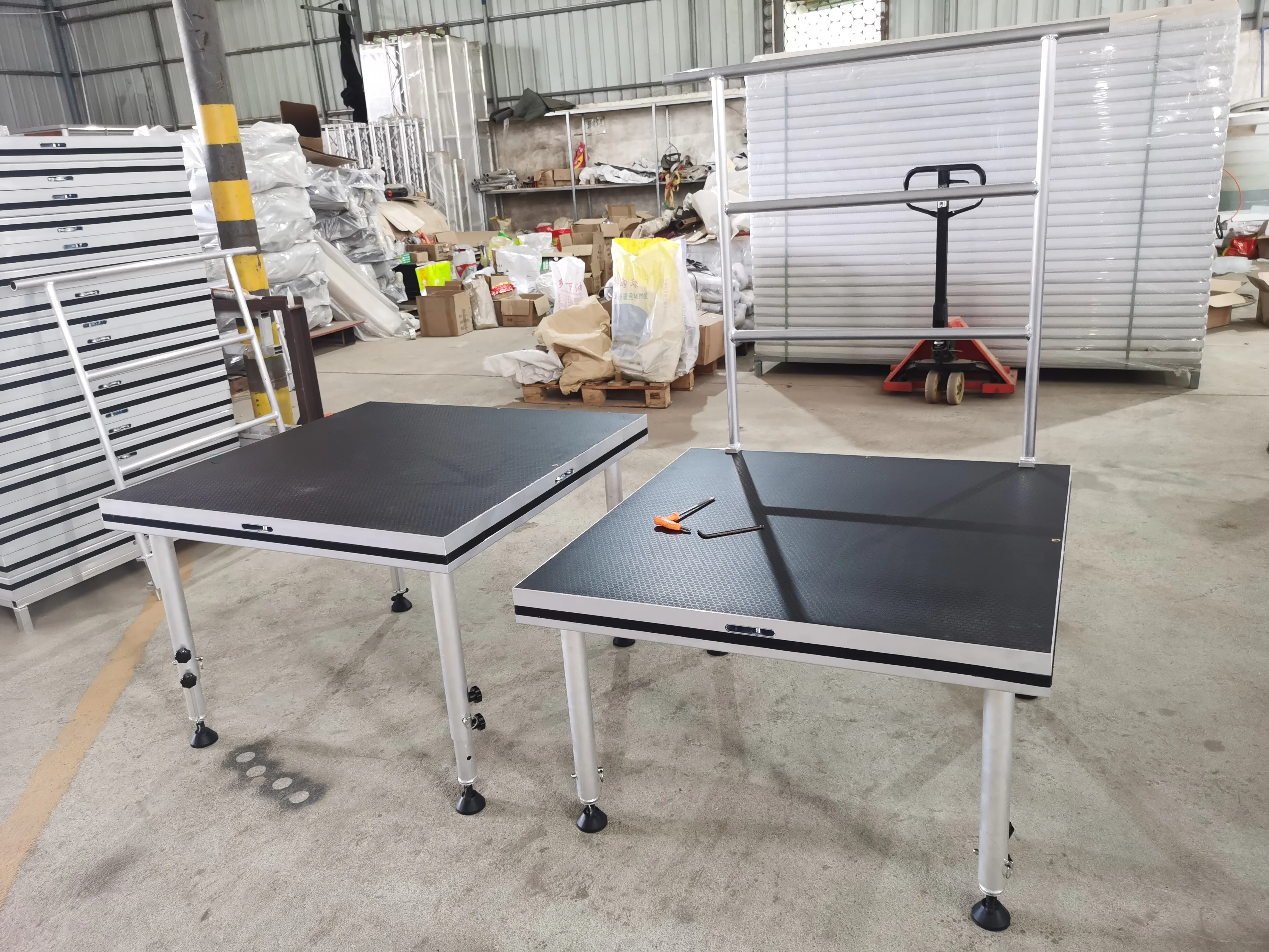 Portable Aluminum Camlock Stage Platform - 750kg Load Capacity