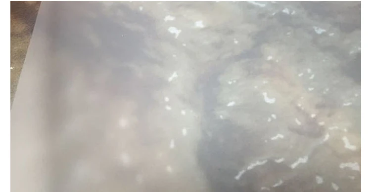 30m 110*0.5mm Bending Machine Traceless Film - White Rubber