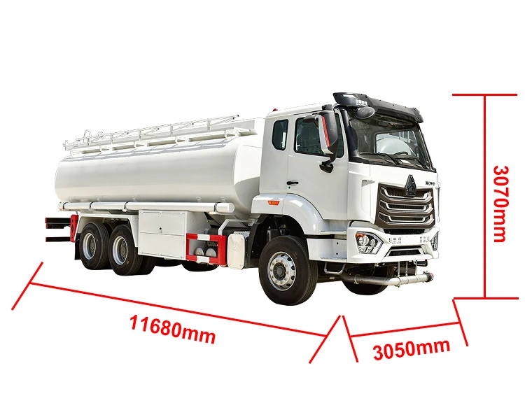 HOWO 6x4 Fuel Tank Truck - 20000 Liters Capacity for Sale
