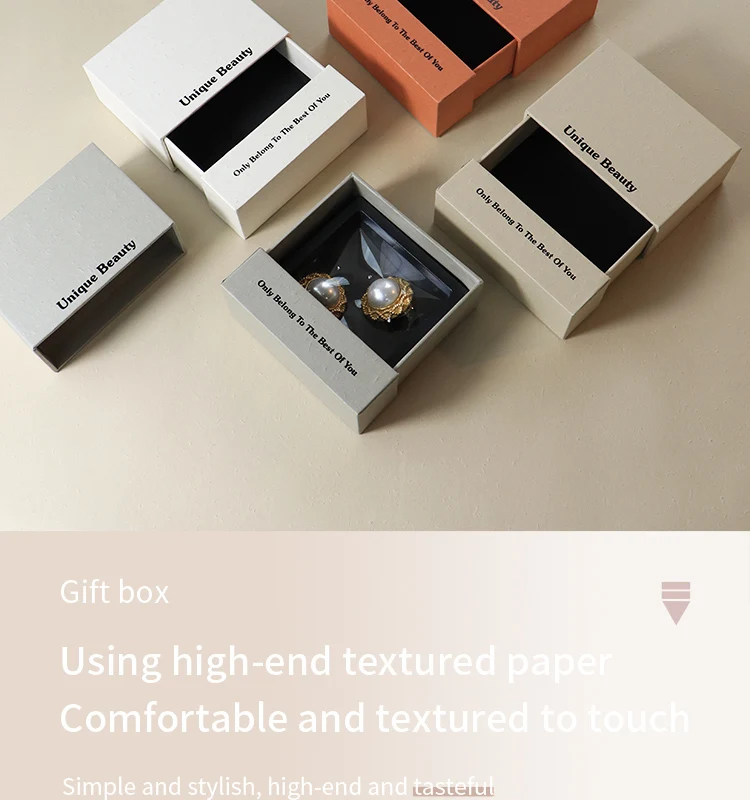 Eco-friendly Handmade Cardboard Jewelry Box - Luxury Packaging