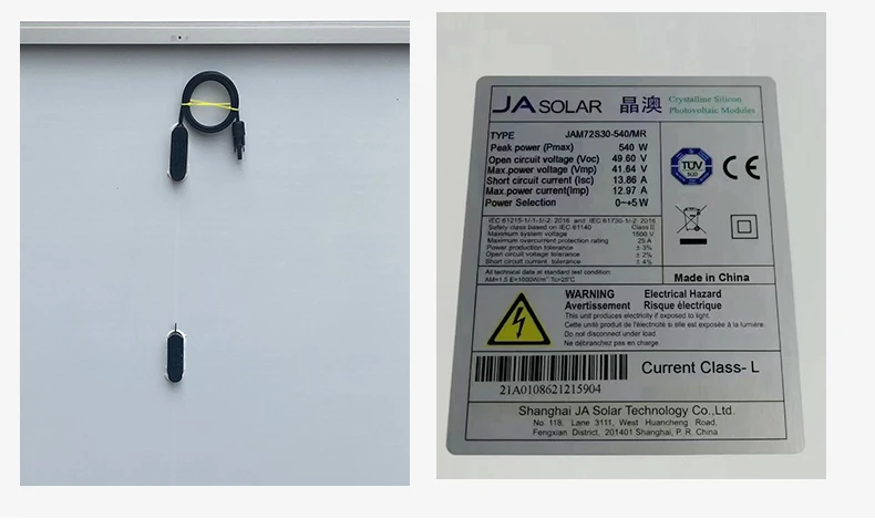 Jasolar Ja Solar Panel Jam54s31 385 400w 410w 405w Jam54s30405mr Panels ...