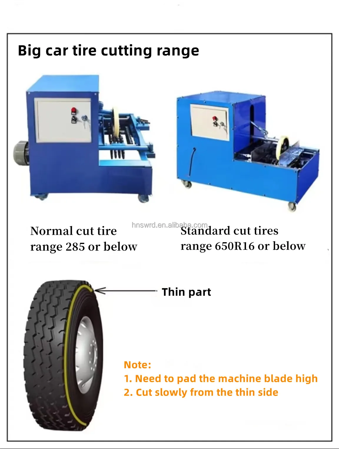 Tire Cutting Machine - Efficient Tire Recycling Tool