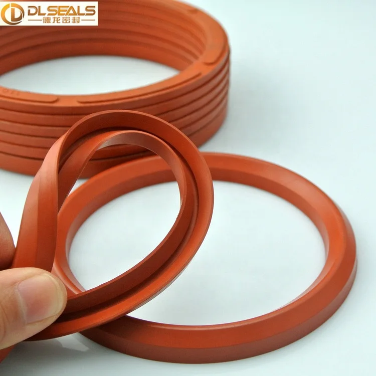 Dlseals Nbr V Ring Seal For Pupm Fkm With Fabric V Packing Ring For ...