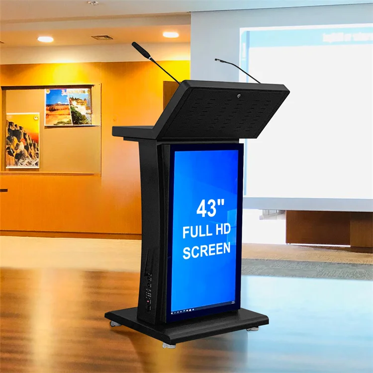 Multimedia Rostrum Lectern Interactive School Designs Smart Digital ...
