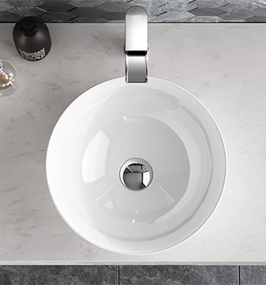 Lavamanos Table Top Round Counter Modern Art Basin Countertop Bowl ...