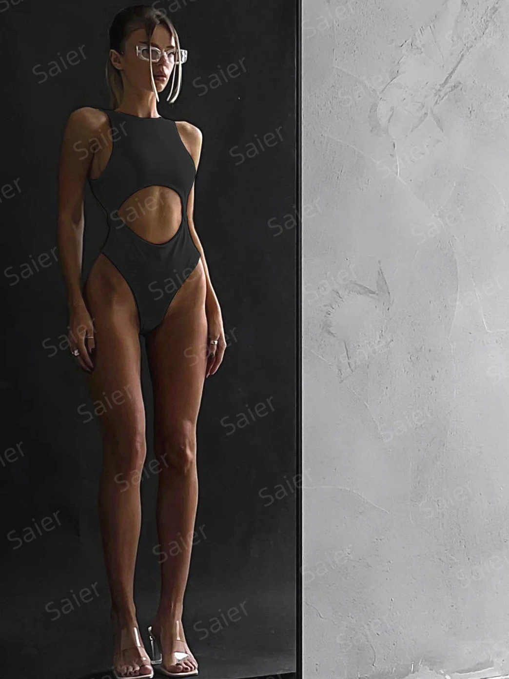 High Quality Stretch Yoga Gym Bodysuit For Women Sexy Skinny Hollow Out Womens One Piece Workout