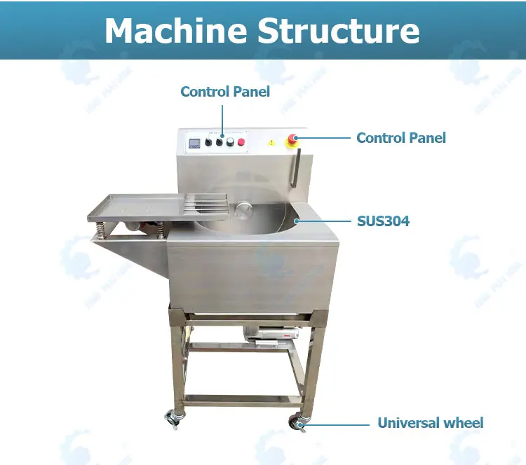 Efficient Chocolate Making with 10kg Melt Spread Machine