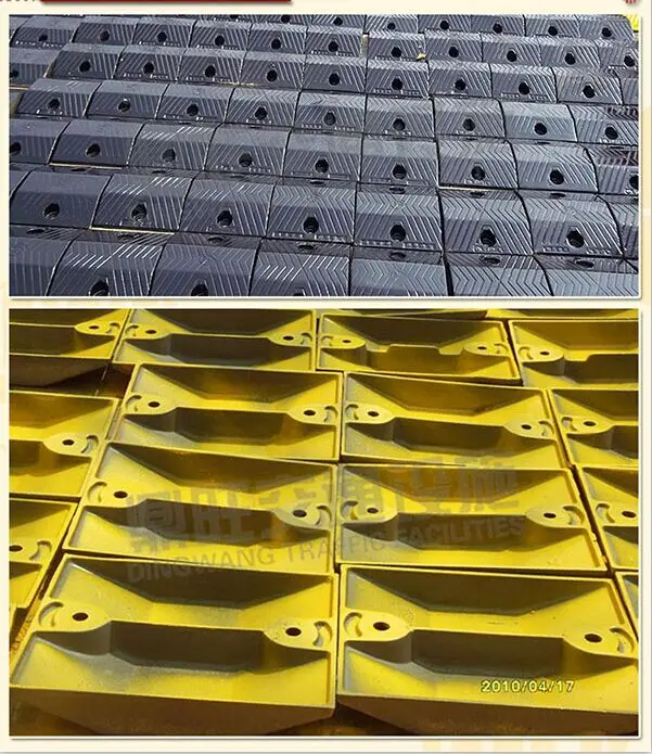 High Quality One Meter Trapezoidal Driveway Speed Humps Yellow And ...