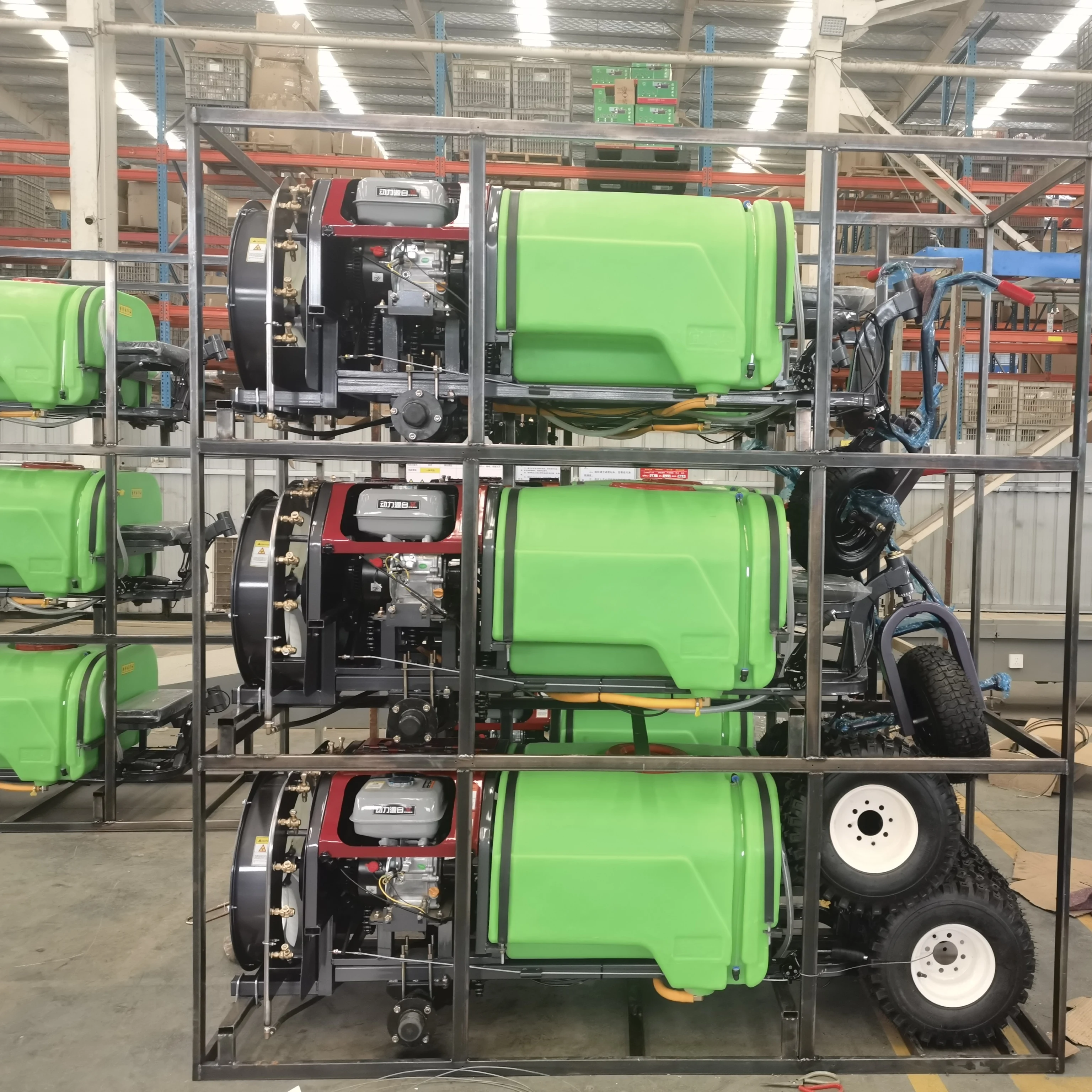 200l Agricultural Trolley Power Sprayer Gasoline Machine With Wheels ...