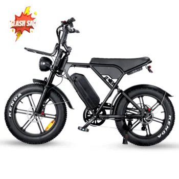 Fatbike Electric Fat Tire Tyre Bike Electric Mountain Bike Full Suspension E-bike Ouxi H9 With ...