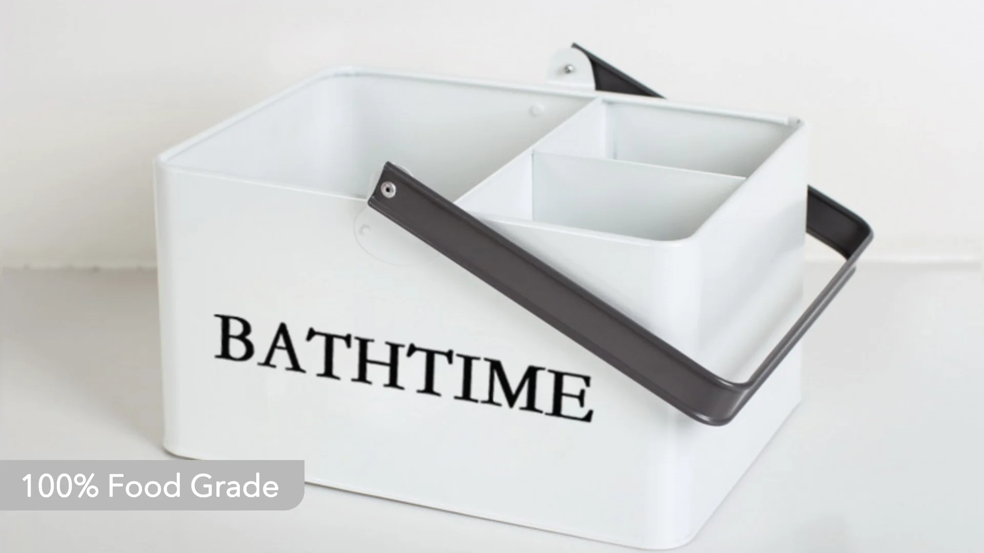 Laundry Powder Container & Peg Bucket Storage Box Set With Spoon Metal ...