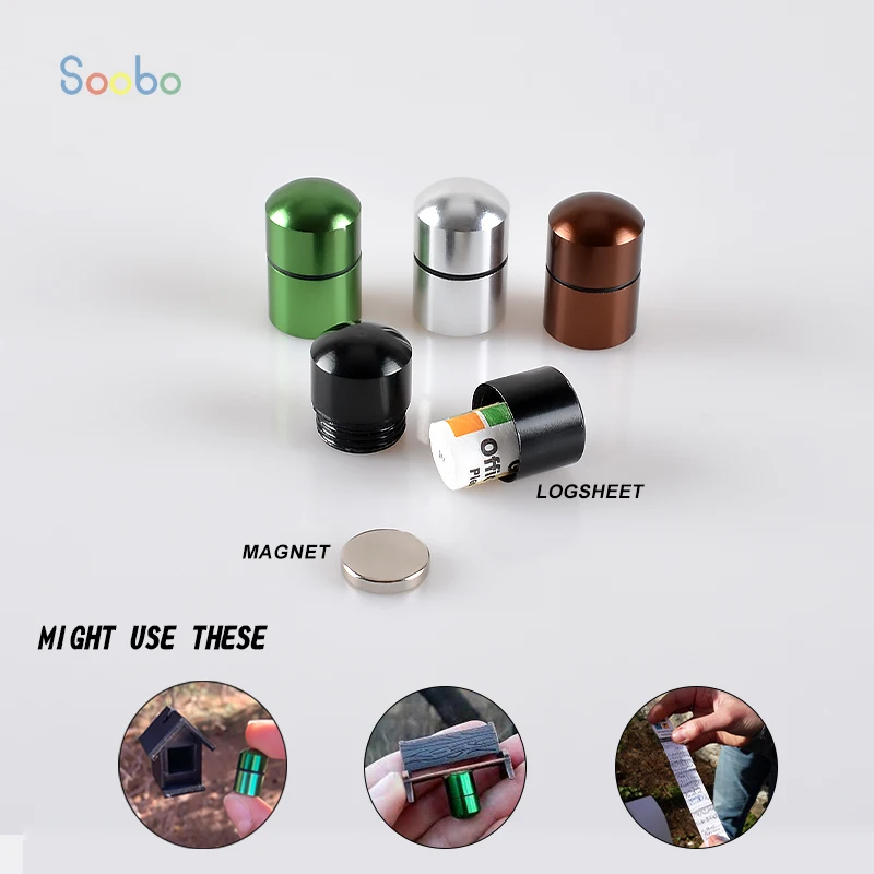Magnetic Nano Container for Geocaching - Fast Mixing Colors