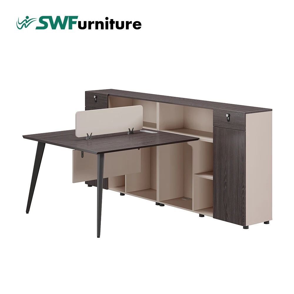 Modern and Luxurious Single Workstation Table for Trading Staff ...