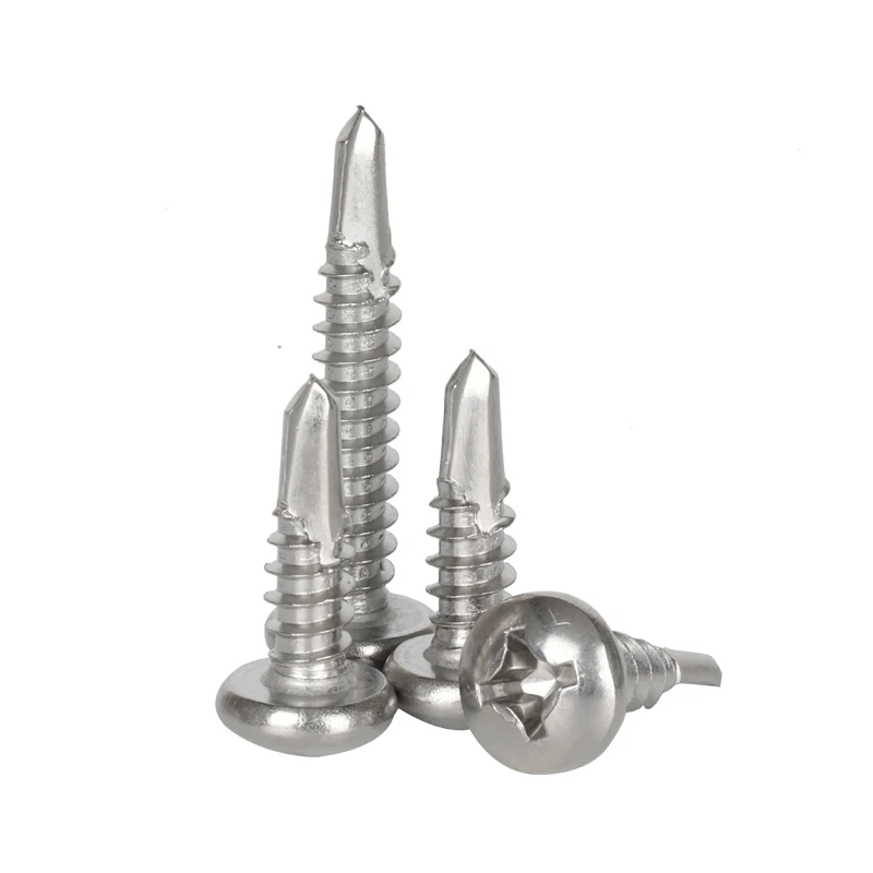 Din Standard Large Head Stainless Steel Self-Tapping Screw 410 Roofing ...