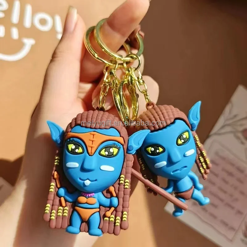 Creative Cartoon Animation Avatar Keychain Avatar Keychain Men Hanging ...