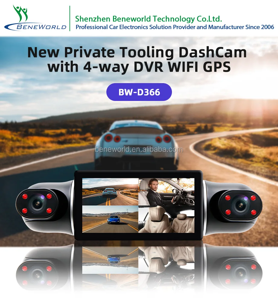 Hidden Cam Video Sound Recorder 3inch Dash Cam With Wifi Gps Full Hd ...