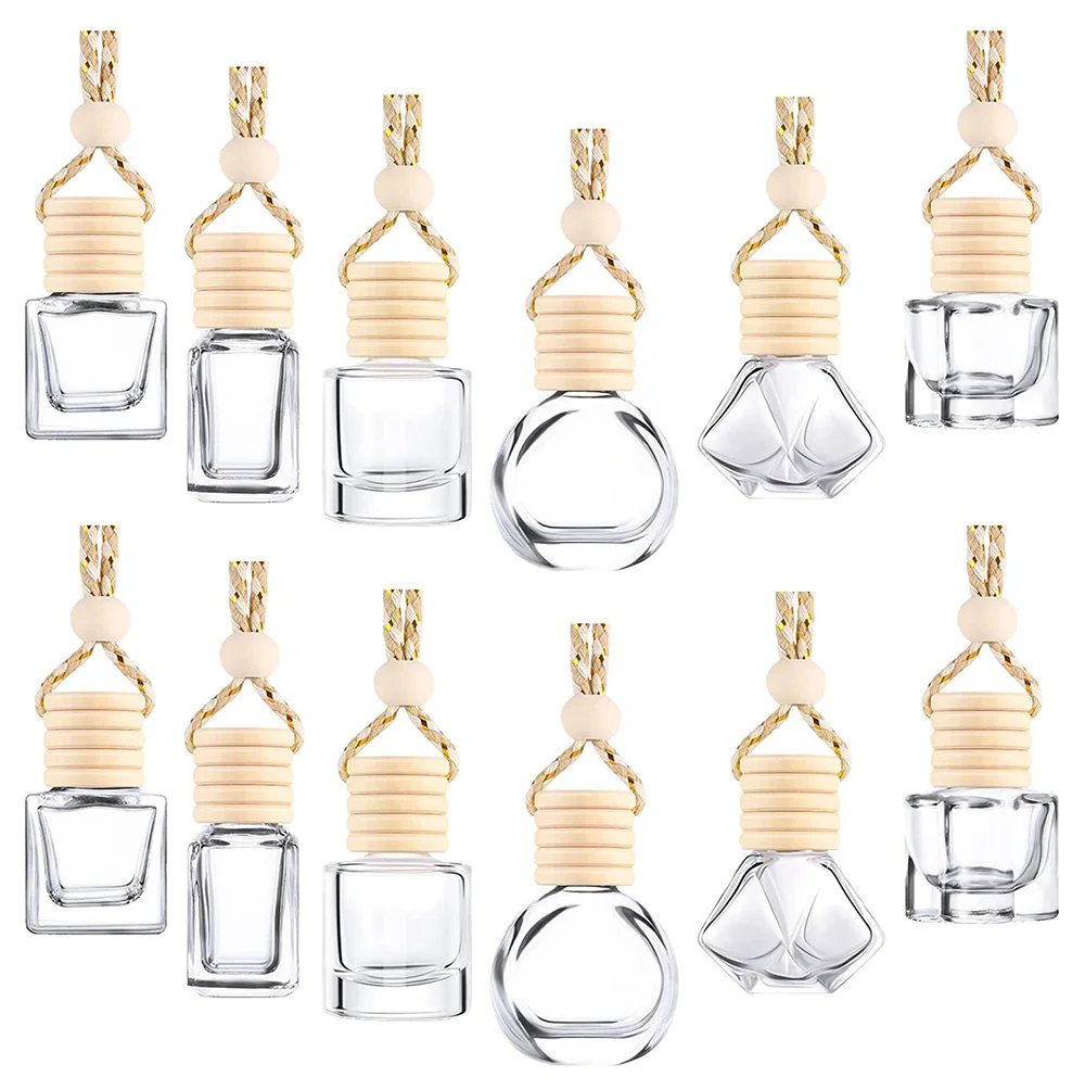 Best Price Glass 5ml 8ml 10ml 15ml Car Hanging Empty Perfume Bottles Air Freshener Diffuser ...