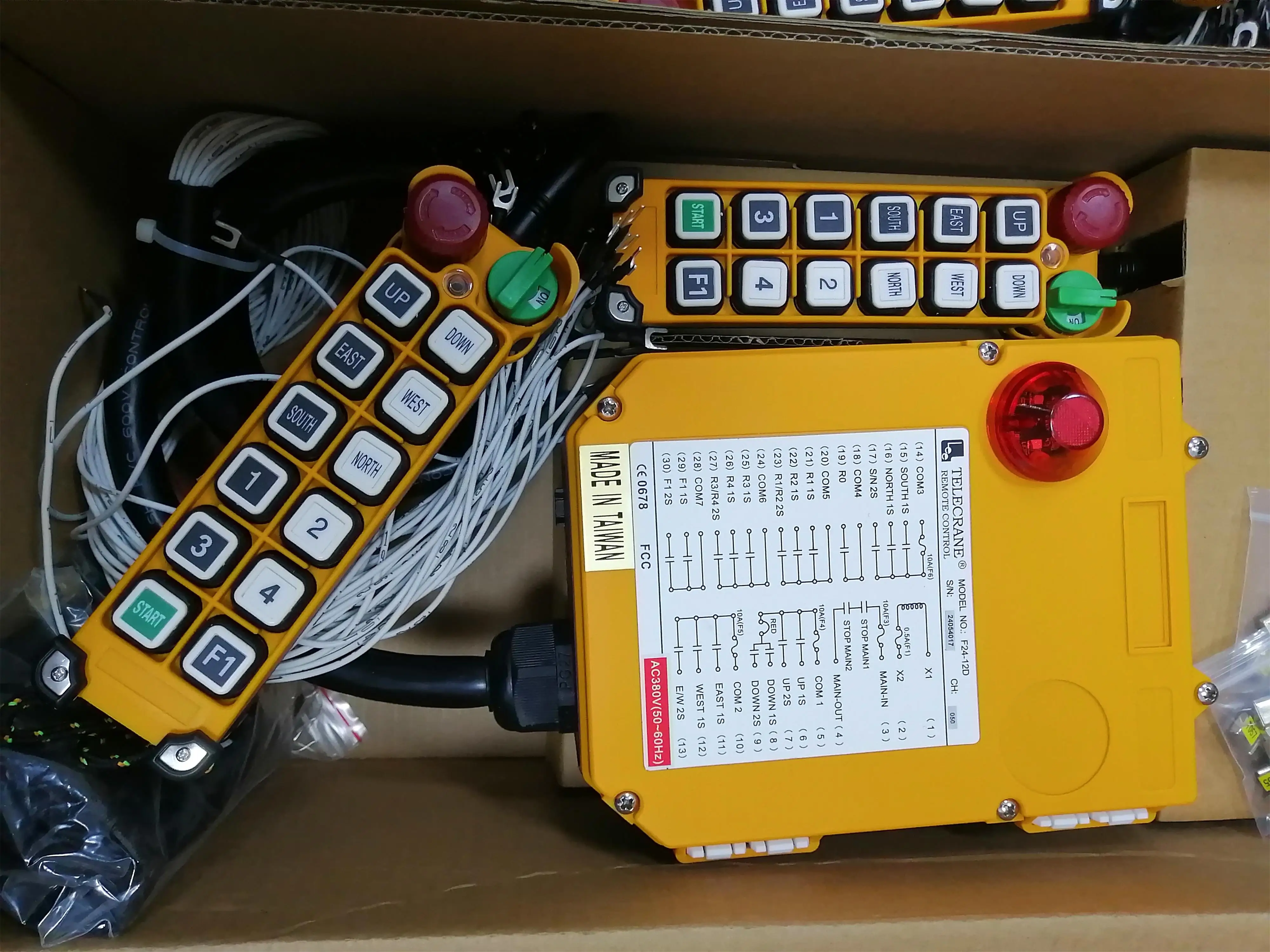 12 Channel 2 Transmitter And 1 Receiver Industrial Wireless Remote ...