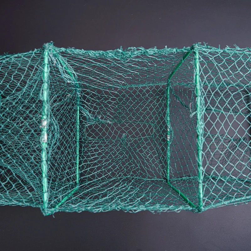 Aquaculture Trap Crawfish Crayfish Crab Lobster Fish Farming Cast Net Collapsible Cage For ...
