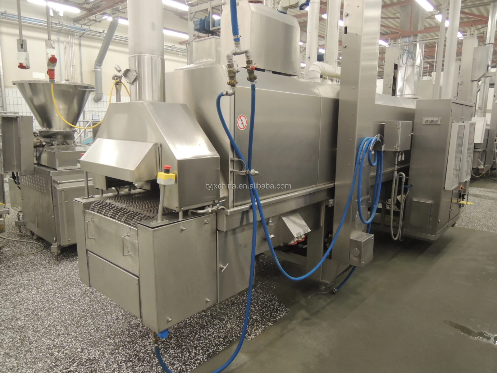 Ce Asme Certificate Hot Air Roasting Line Oven Tunnel Steaming Roasting ...