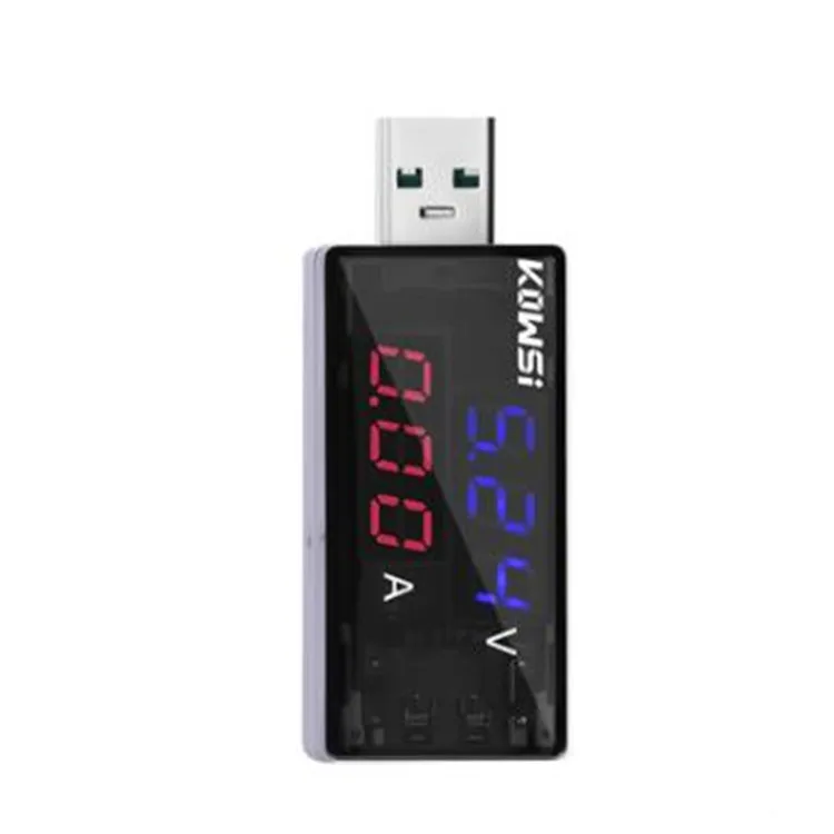 Kws-11va Charger Test Meter Supports 6.5a 120w Fast Charge Usb Voltage ...