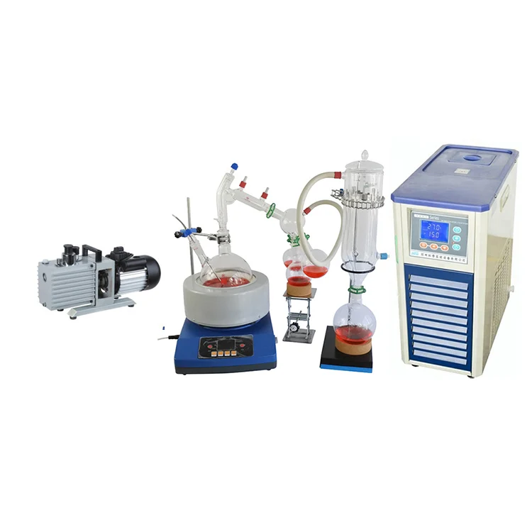 Glass Lab Equipment Vacuum Distillation System Kit 2l 5l 10l 20l Short Path Distillation ...