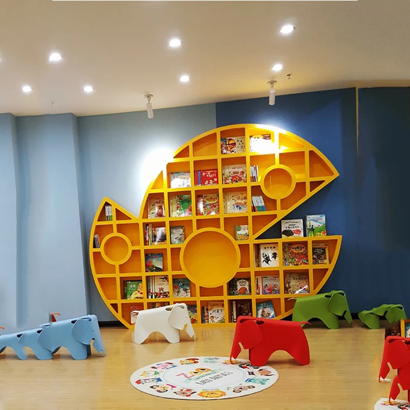 Chiquitos Big Whale Creative Bookshelf Landing Kindergarten Soft ...