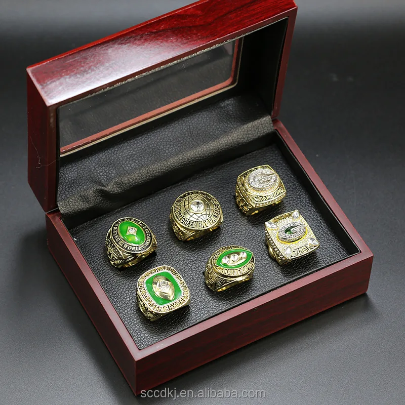 Wholesale 1961 1965 1966 1967 1996 2010 Green Bay Packers 6-pcs ...