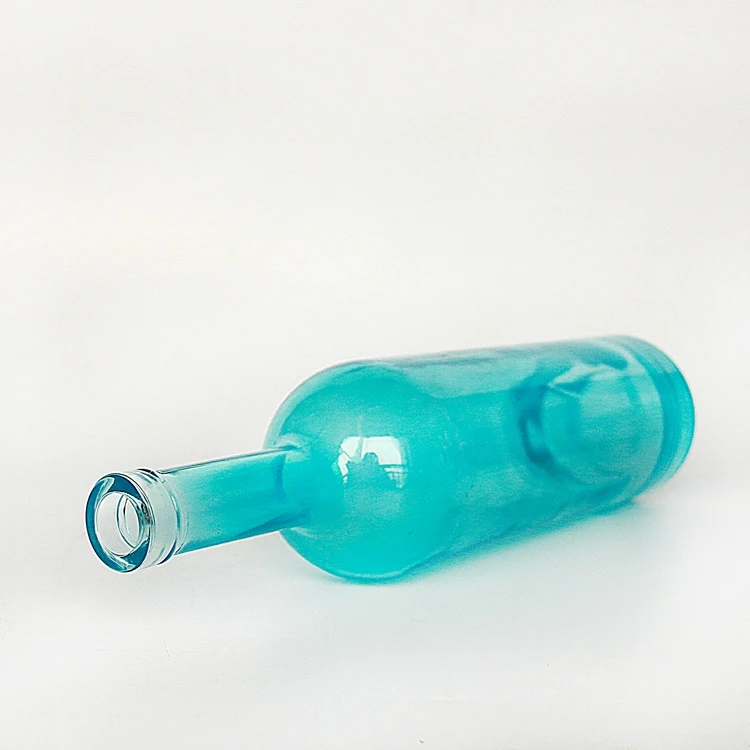 Light Blue Glass Bottle
