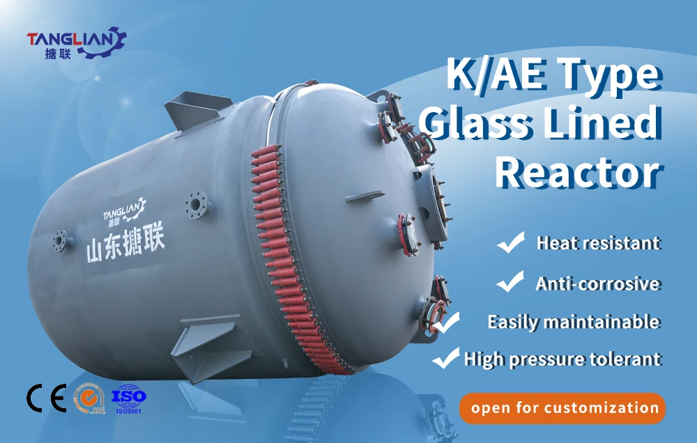 K Type 8000l Glass Lined Reactors From China Manufacturer - Buy Glass ...