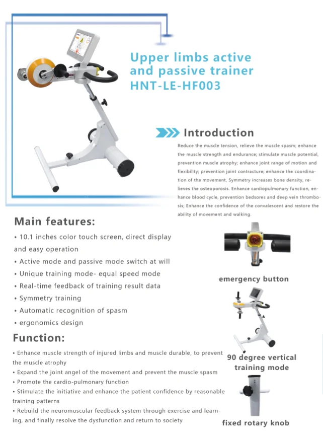 Neuro Stroke Rehabilitation Equipment Bedridden Upper Lower Limbs ...