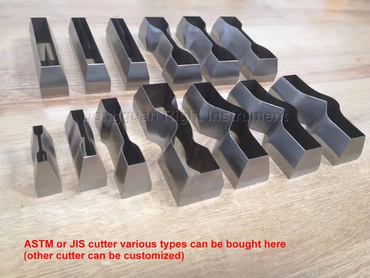 ISO 527 Alloy Steel Dumbbell Die Cutter for Rubber Testing