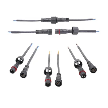 Automotive Connectors Plastic 2 Pin Cable Connector M19 Straight Plug ...