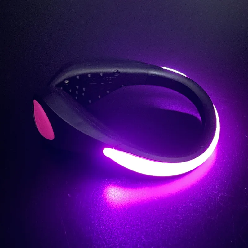 Luminous Safety Led Shoe Clip Light Waterproof Warning Sports Running ...