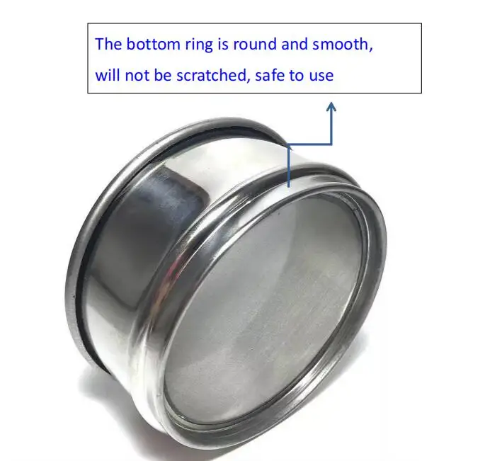 1 5 10 20 45 75 Micron Stainless Steel Mesh Test Sieve Lab Mesh Sieve ...