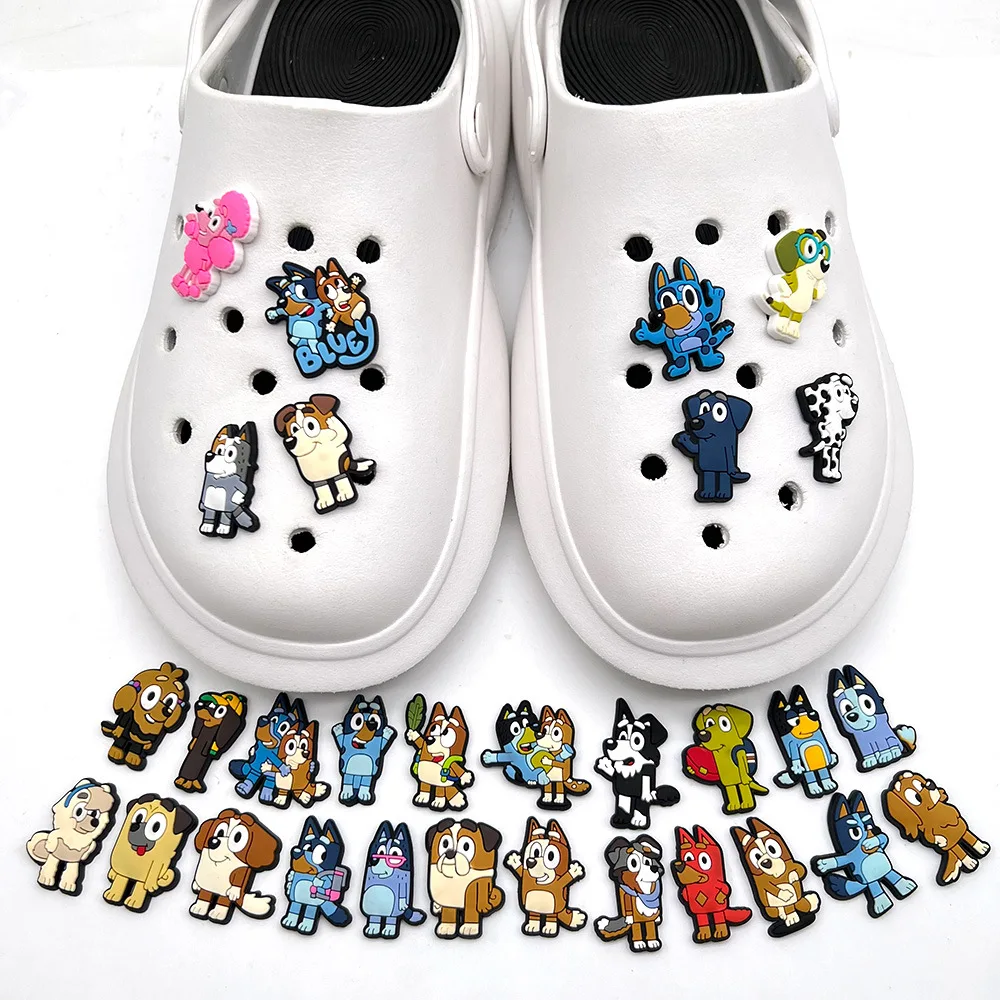 New Arrival Cartoon Bluey Shoe Charms Accessories Shoe Ornament ...