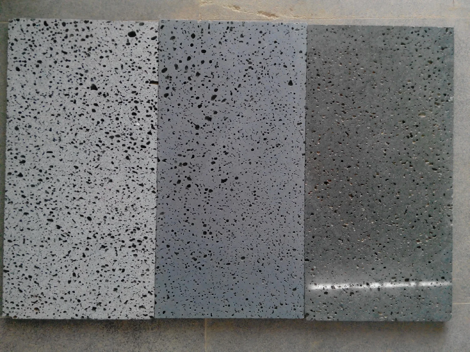 Natural Black Basalt Honeycomb Volcanic Wall Panel Lava Stone Tiles