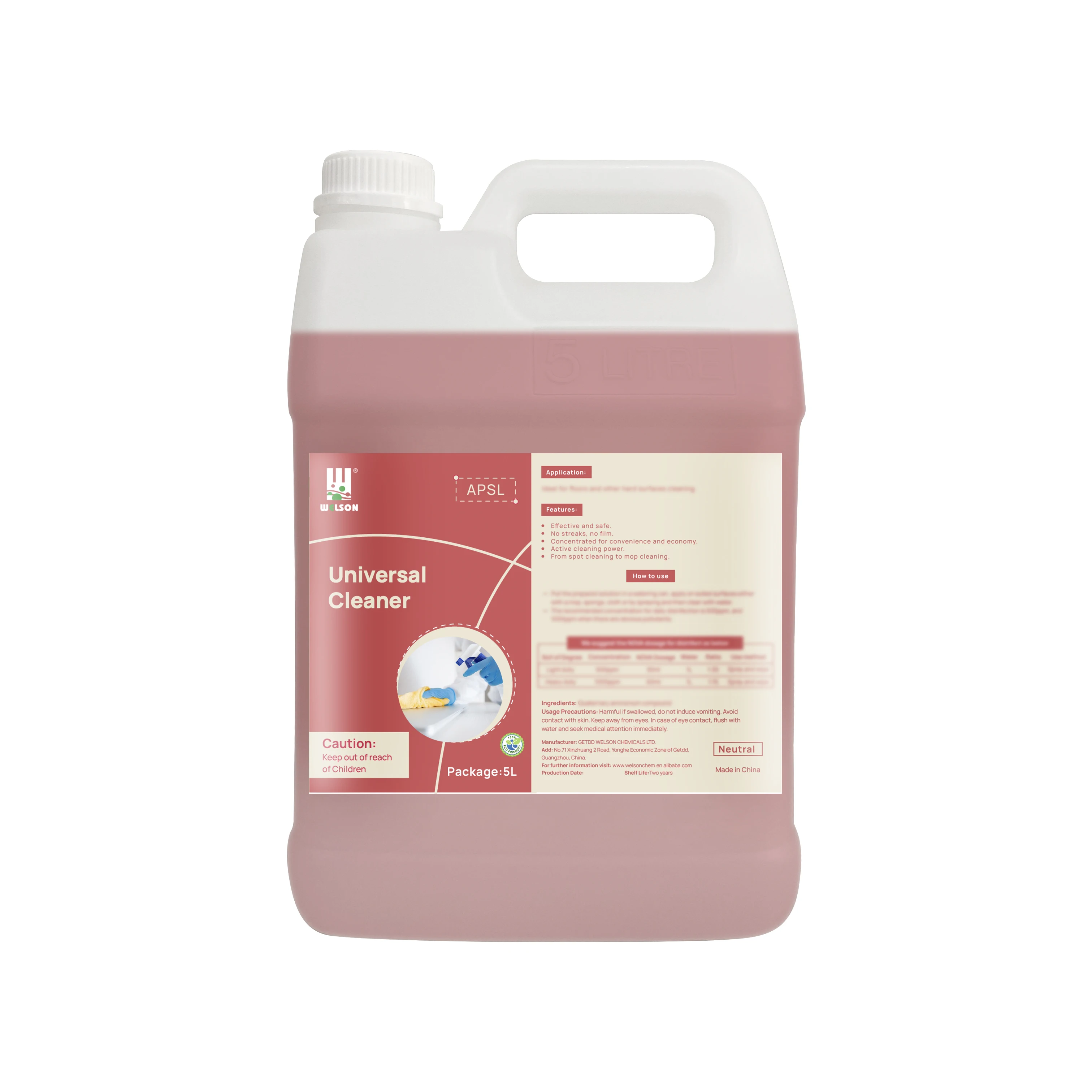 All-purpose Neutral Cleaner - Efficient Hotel Cleaning