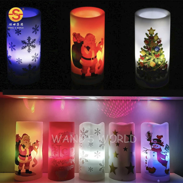 Christmas Light Projector - Multiple Patterns & Candle Light